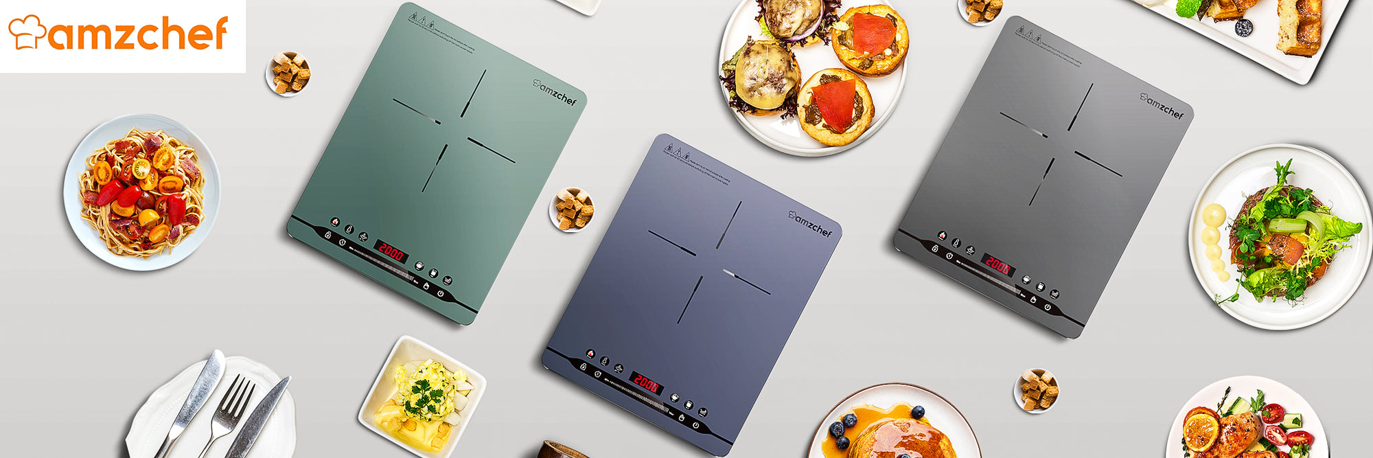 Amzchef US | Slow Juicer | Induction Cooker | Chopper