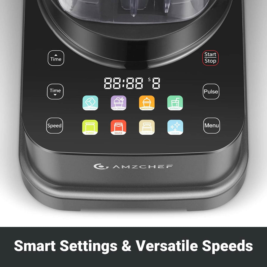 AMZCHEF 8-IN-1 Professional Blenders 2025 with LED Panel Touch Control